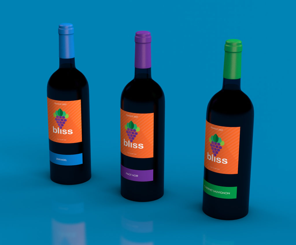 Bliss Wine Label Design - Dane Bliss